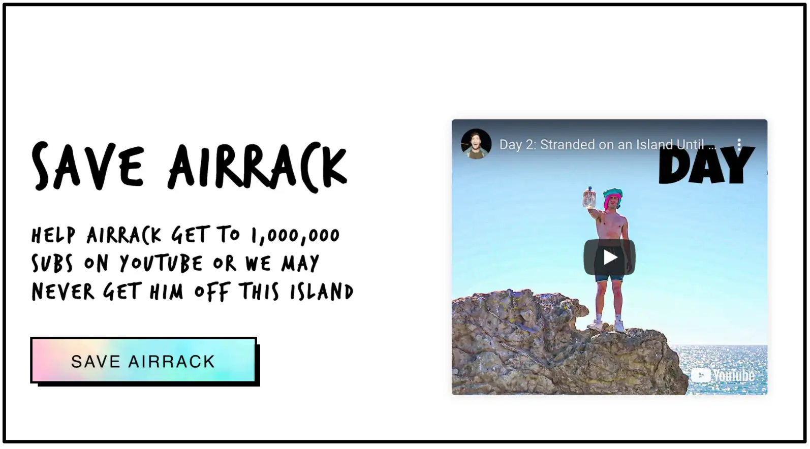 Airrack’s race to 1m subscribers used all the tools of the new creator ...